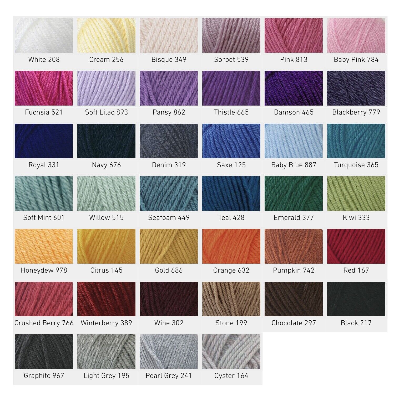 Cygnet CHUNKY Yarn Acrylic Knitting Crochet Wool - 100g – Truly ...